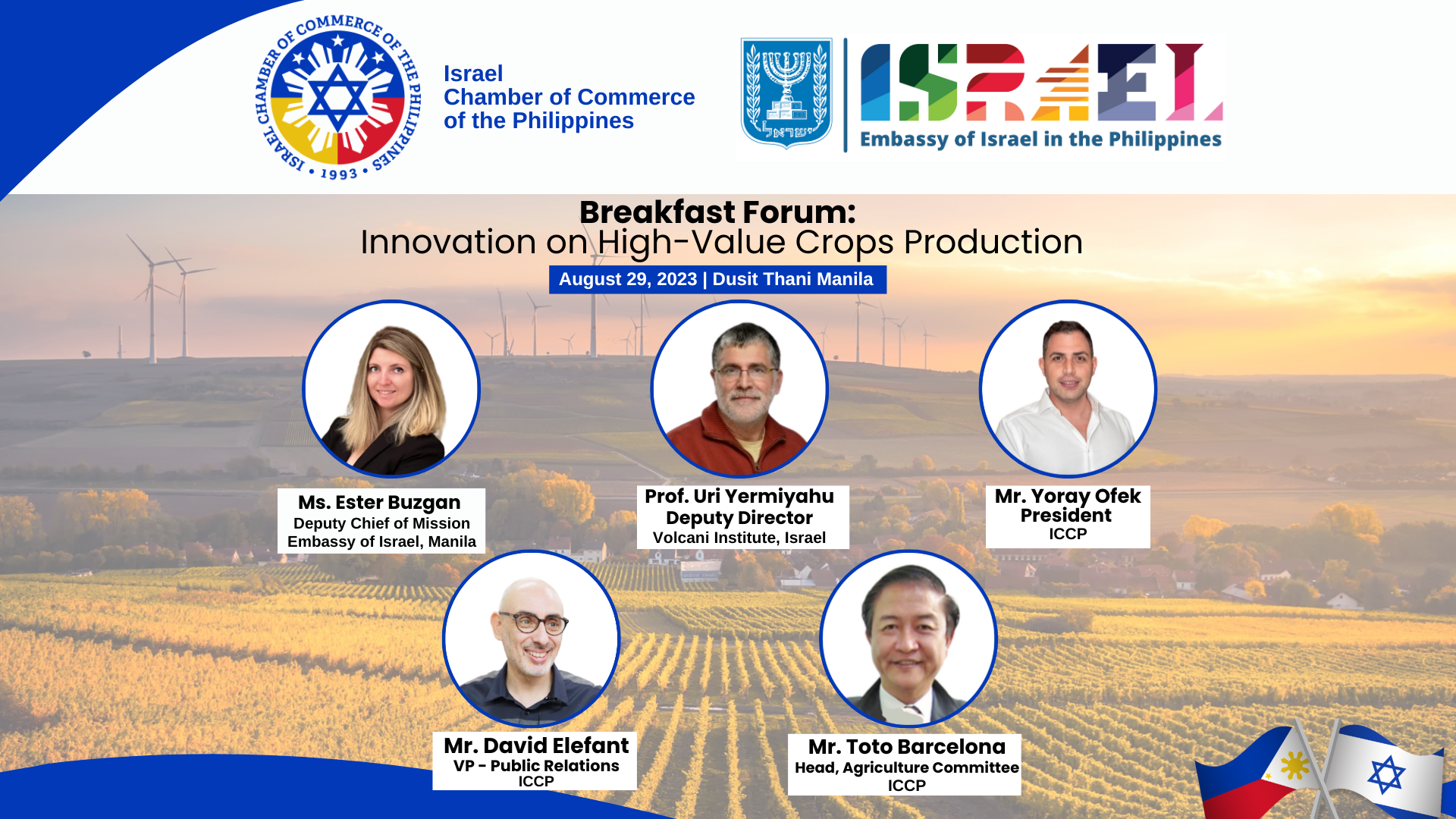 Breakfast Forum: Innovation on High-Value Crops Production - Israel ...