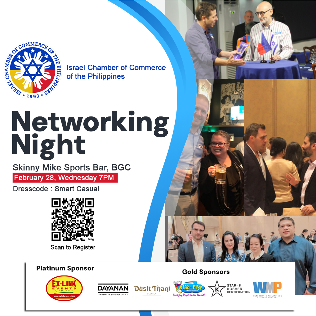 Networking Night - Israel Chamber of Commerce of the Philippines