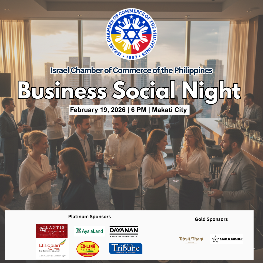 Business Social Night - Israel Chamber of Commerce of the Philippines